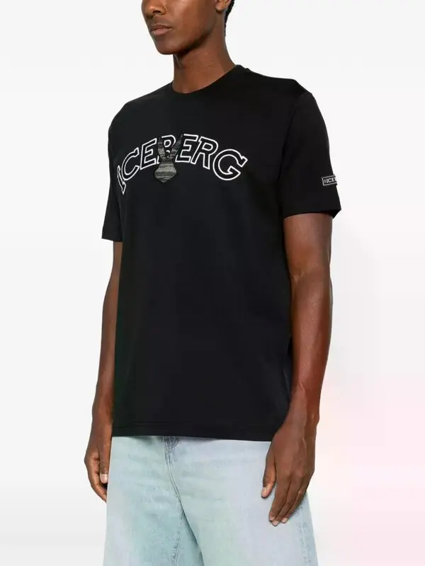 Iceberg Logo-patch T-shirt