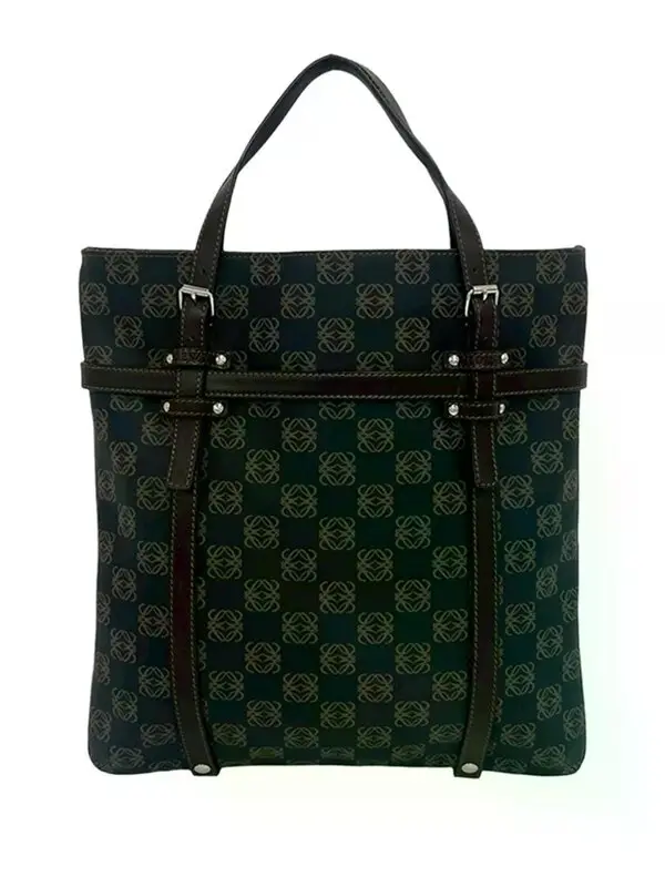 Loewe 2000-2005 Anagram Coated Canvas Tote Bag