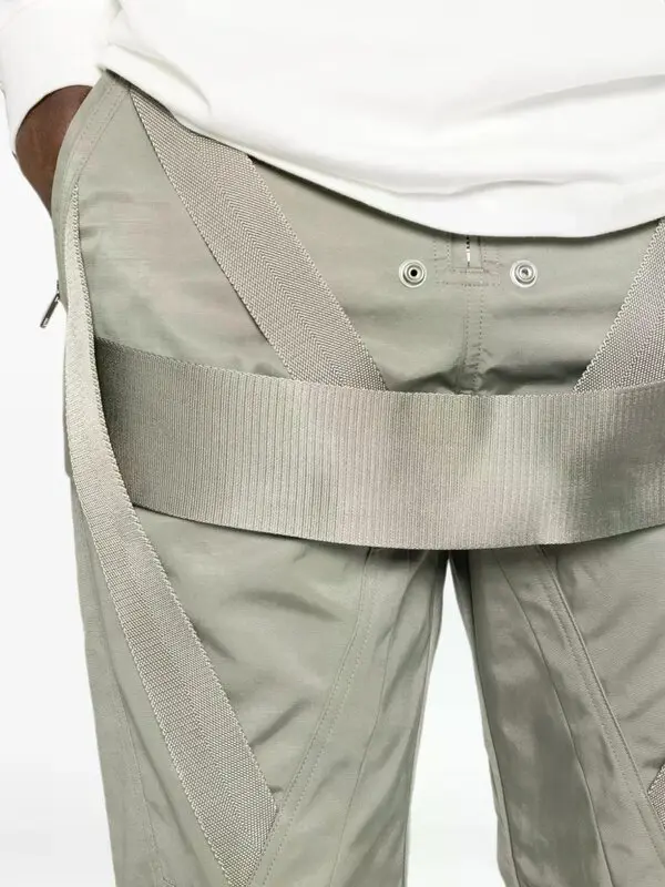 Rick Owens Webbing-strap Zipped-cuff Trousers