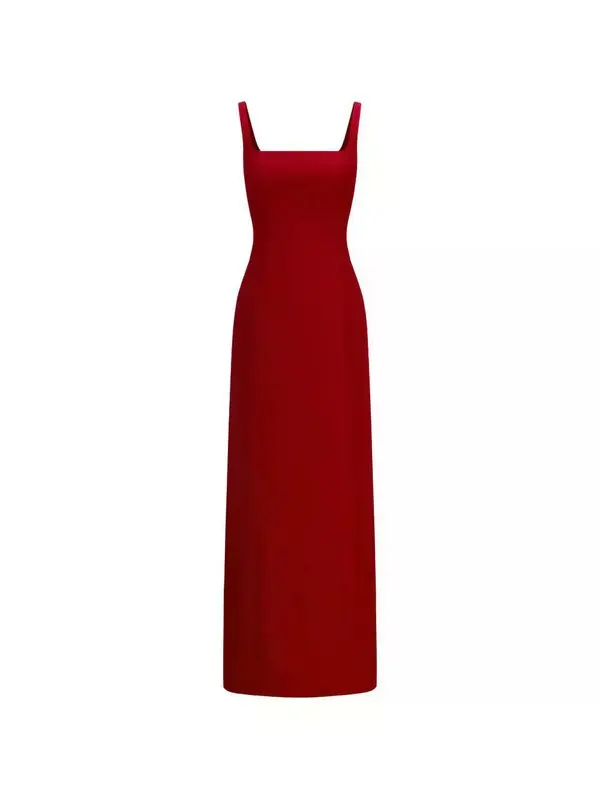 THE ARKOW Wanda Crepe Maxi Dress