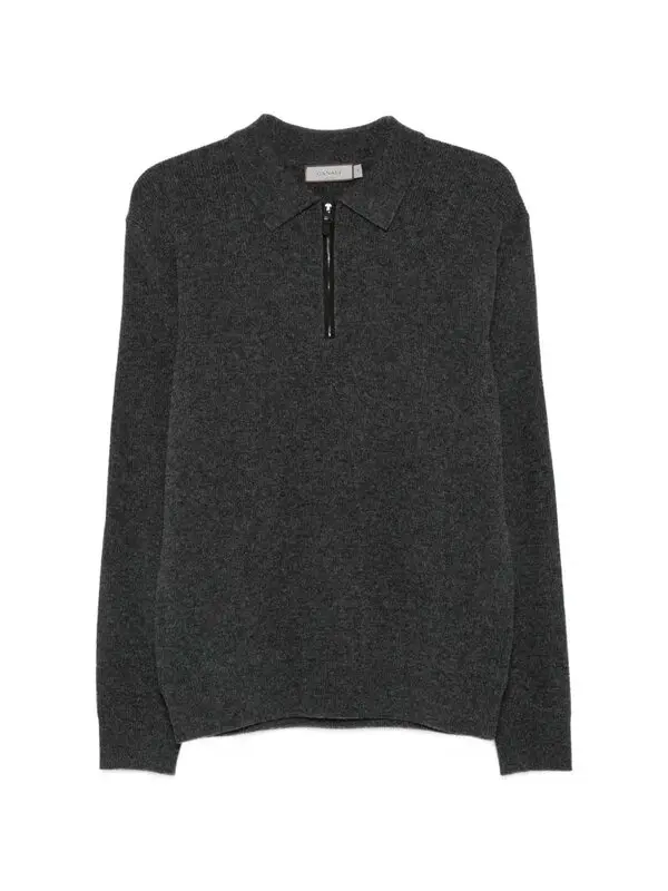 Canali Zip-fastening Polo Sweater