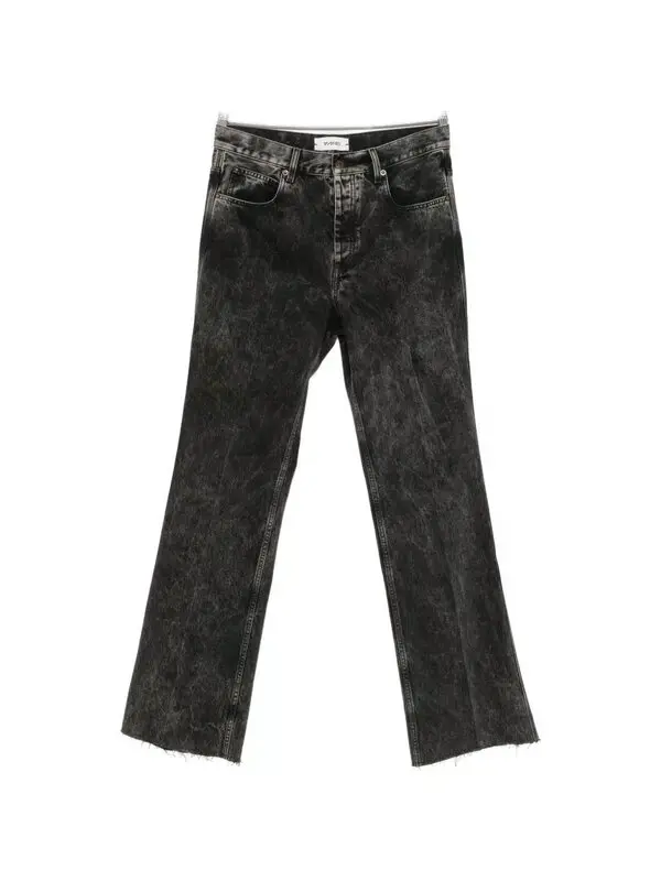 SPINA Acid-wash Flared Jeans