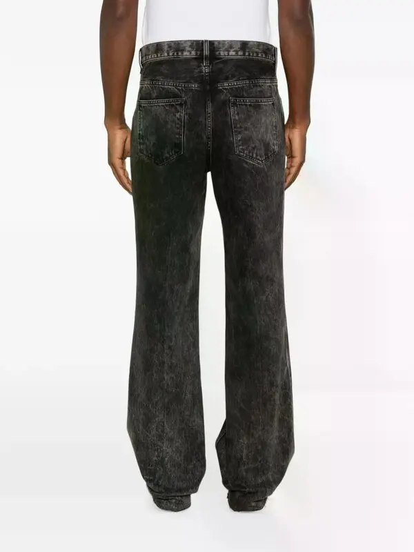 SPINA Acid-wash Flared Jeans