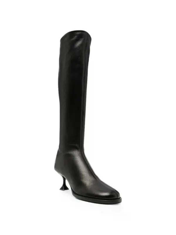 SERGIO ROSSI Round-toe Knee-high Boots