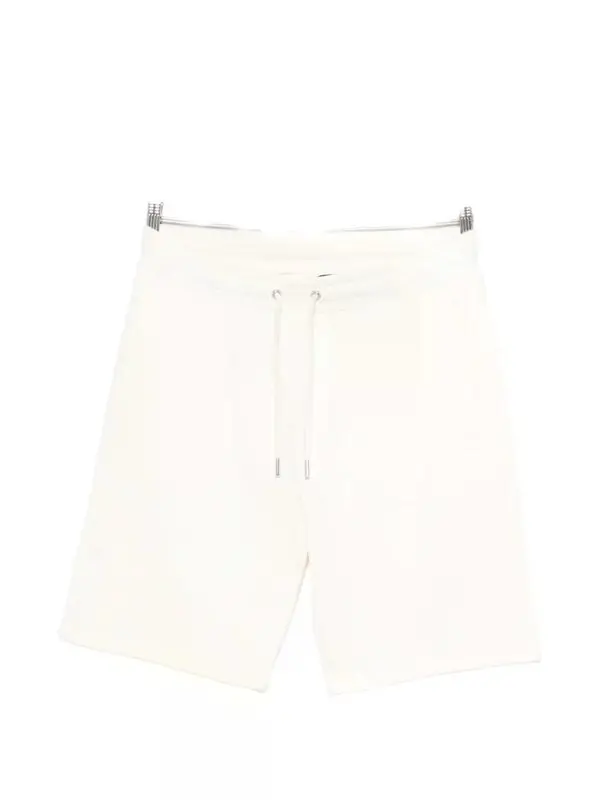 Karl Lagerfeld Logo-embossed Drawstring Shorts - Neutrals