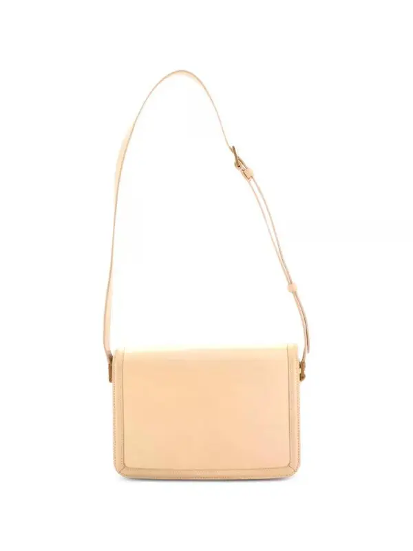 Saint Laurent Solferino Leather Medium Shoulder Bag - Neutrals