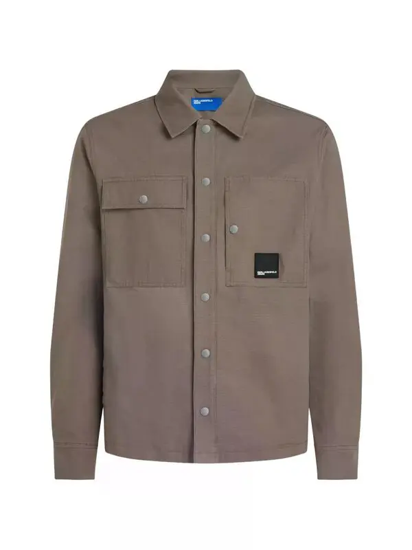 Karl Lagerfeld Logo-patch Shirt Jacket