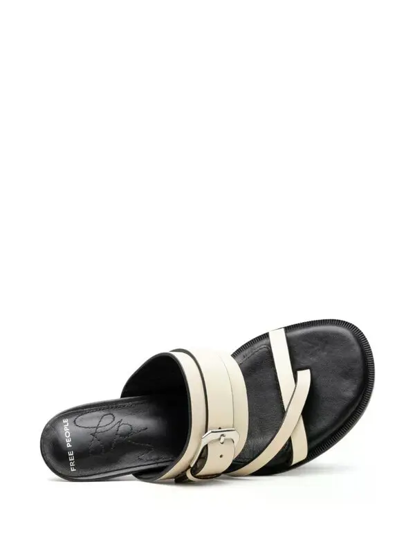 Free People Buckle-detail Leather Sandals