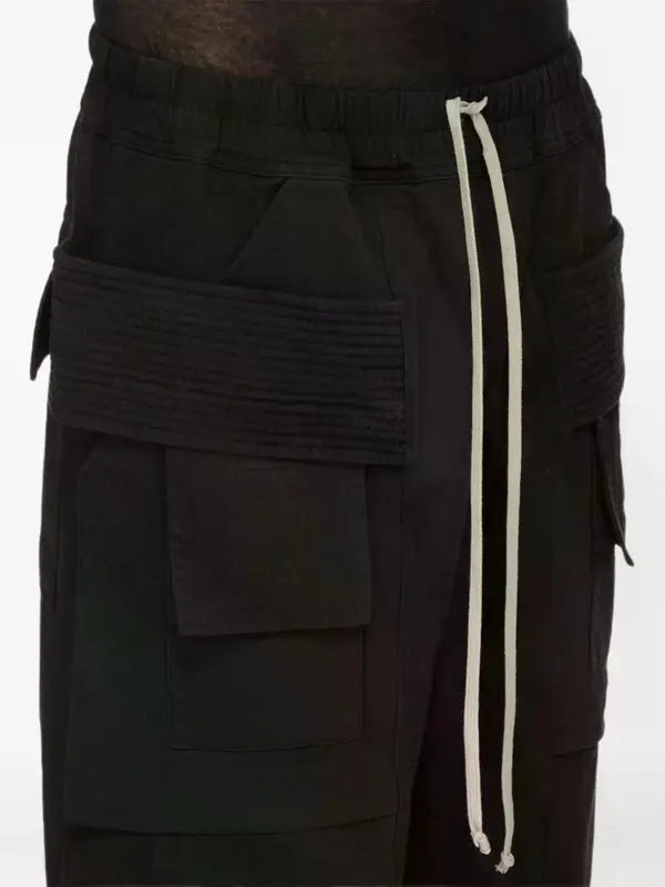 Rick Owens Quilted-pocket Cargo Pants