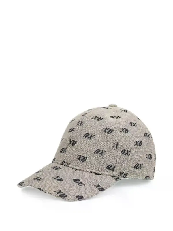 Armani Exchange Logo-pattern Baseball Cap