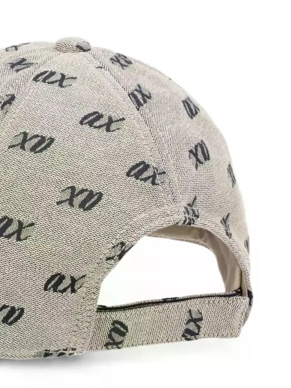 Armani Exchange Logo-pattern Baseball Cap