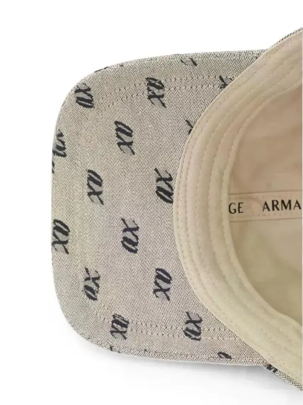 Armani Exchange Logo-pattern Baseball Cap