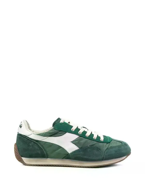 DIADORA Suede Panelled Sneakers - Green