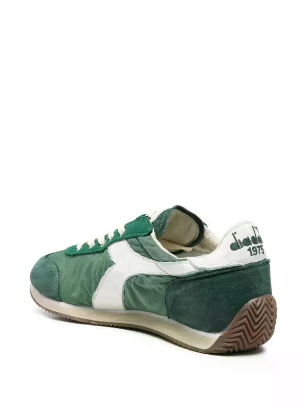 DIADORA Suede Panelled Sneakers - Green
