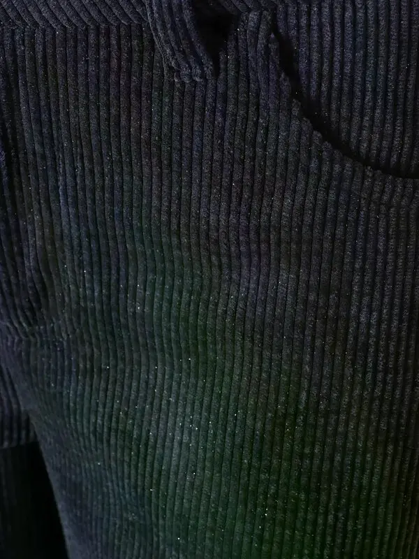 ERMANNO FIRENZE Glitter-detail Corduroy Flared Trousers