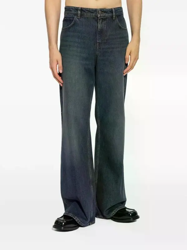 COURREGES Denim Hammer Baggy Pants