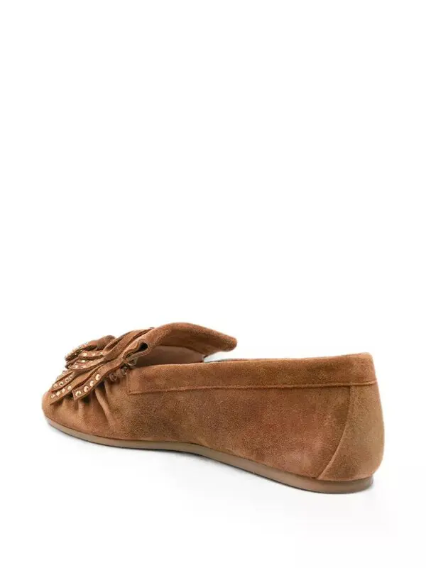 STUART WEITZMAN Tassel Embellished Loafers