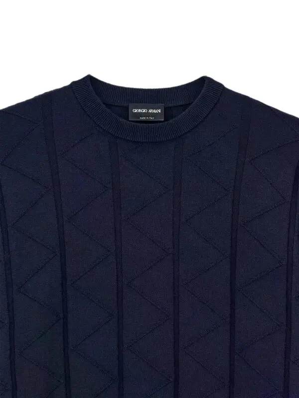 Giorgio Armani Geometric-pattern Sweater