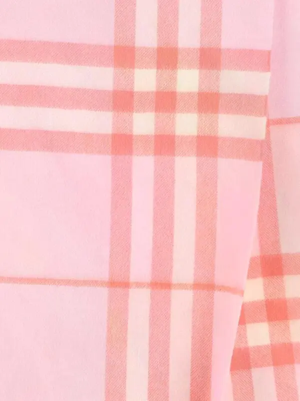 Burberry Check Fringed Scarf