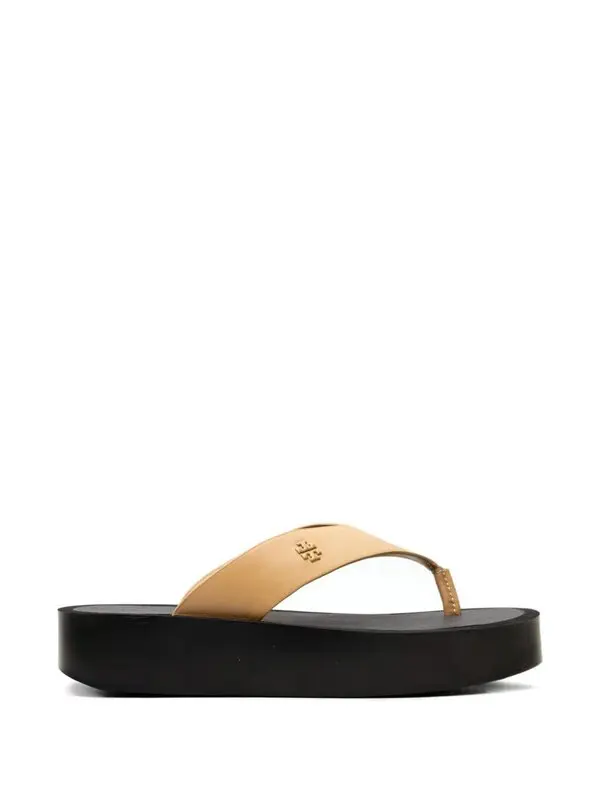 Tory Burch Leather Platform Sandals