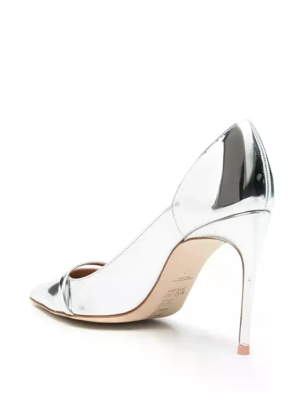 MALONE SOULIERS Crawford Metallic Leather Pumps