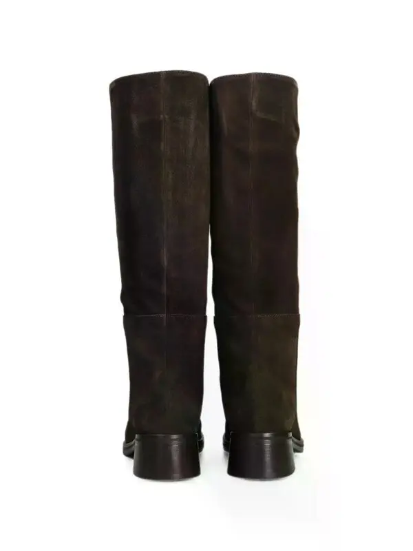 L'ARIANNA Suede Knee-length Boots