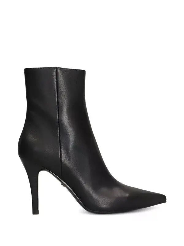 Lola Cruz Pointed-toe Stiletto-heel Ankle Boots - Black