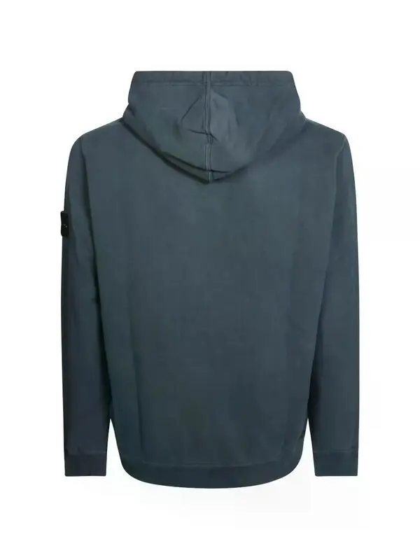 Stone Island 6100048 Brushed Organic Cotton Fleece Sweatshirt