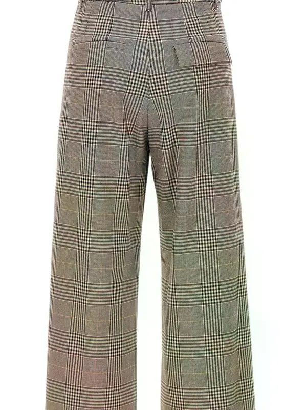 Marella Check-pattern Trousers