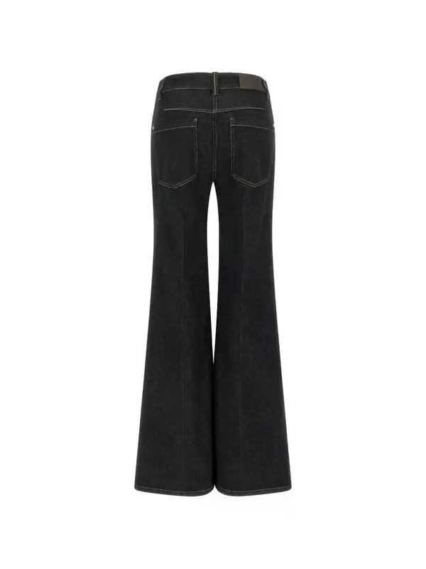 Brunello Cucinelli Monile Flared-leg Jeans - Blue