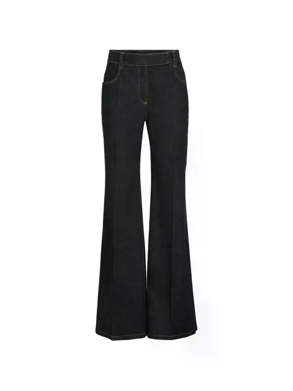 Brunello Cucinelli Monile Flared-leg Jeans - Blue
