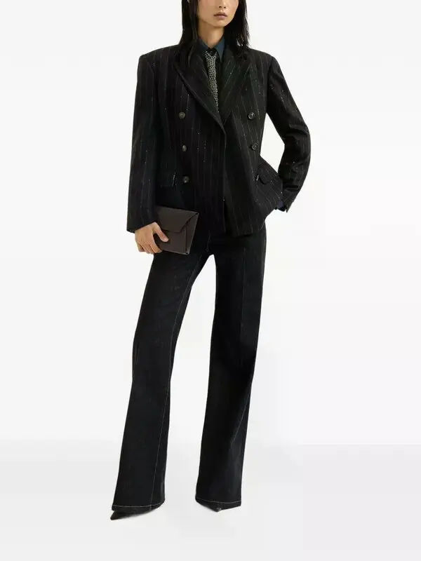 Brunello Cucinelli Monile Flared-leg Jeans