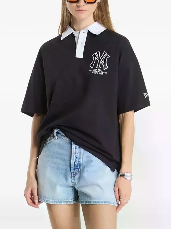 New Era New York Yankees Logo-embroidered Polo Shirt