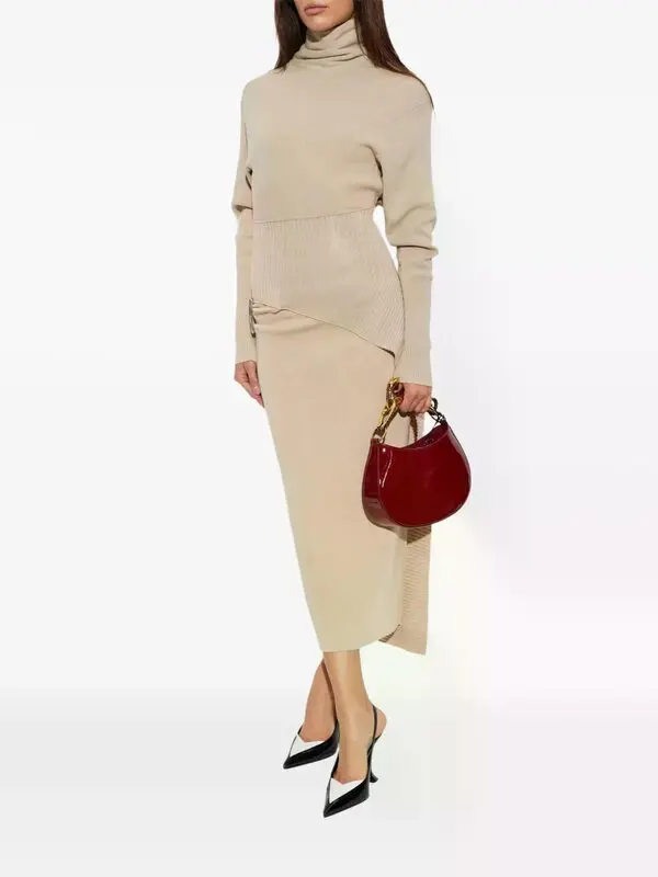 LANVIN Wool And Cashmere Midi Dress