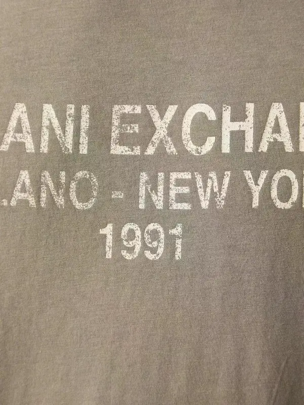 Armani Exchange Logo-print Crew-neck T-shirt