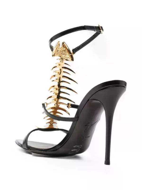 GIUSEPPE ZANOTTI Slim 2.0 105 Crystal-embellished Fishbone Sandals
