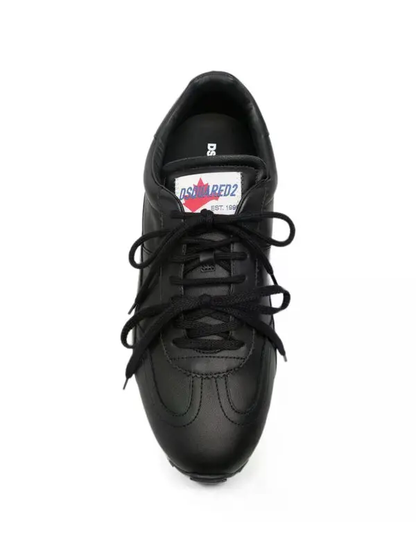 Dsquared2 Maple-leaf Leather Sneakers