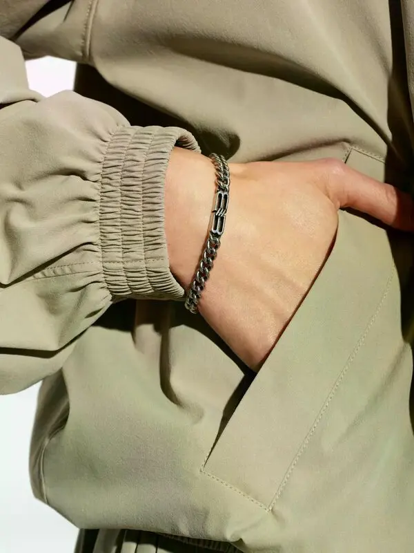 Balenciaga Bb Icon Unity Curb-link Bracelet