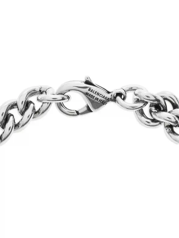 Balenciaga Bb Icon Unity Curb-link Bracelet