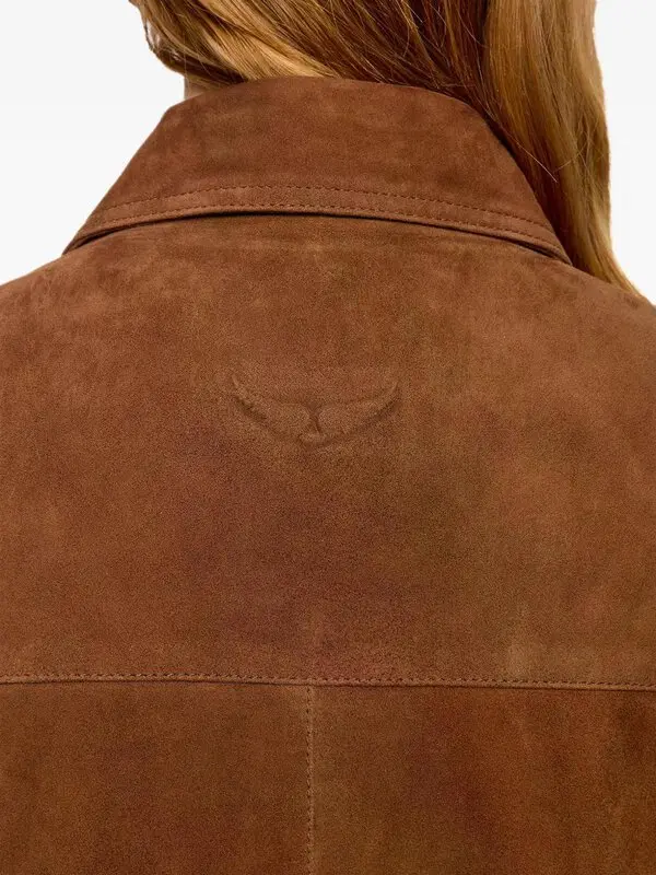 Zadig&Voltaire Lessa Suede Leather Jacket