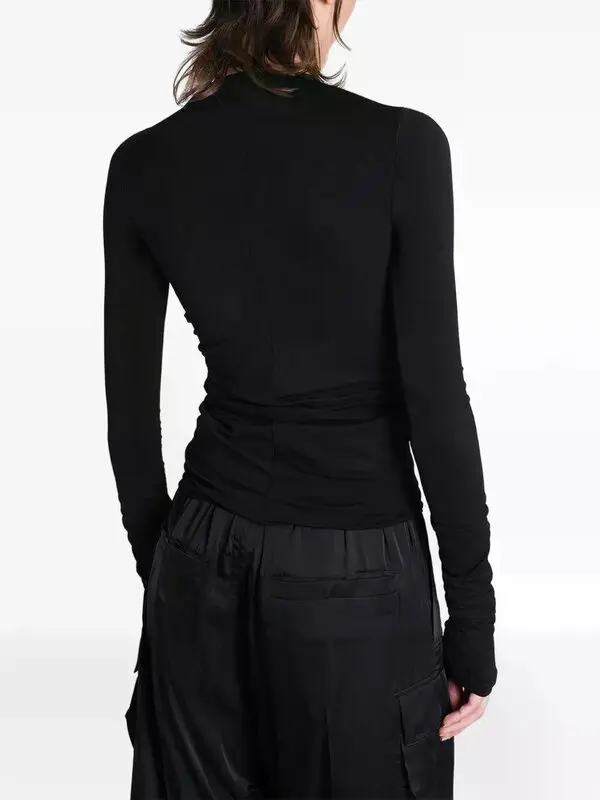 Rick Owens Ruched Cutout Top