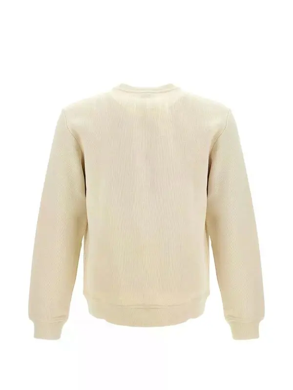 EA7 Logo-patch Ribbed-finish Sweater
