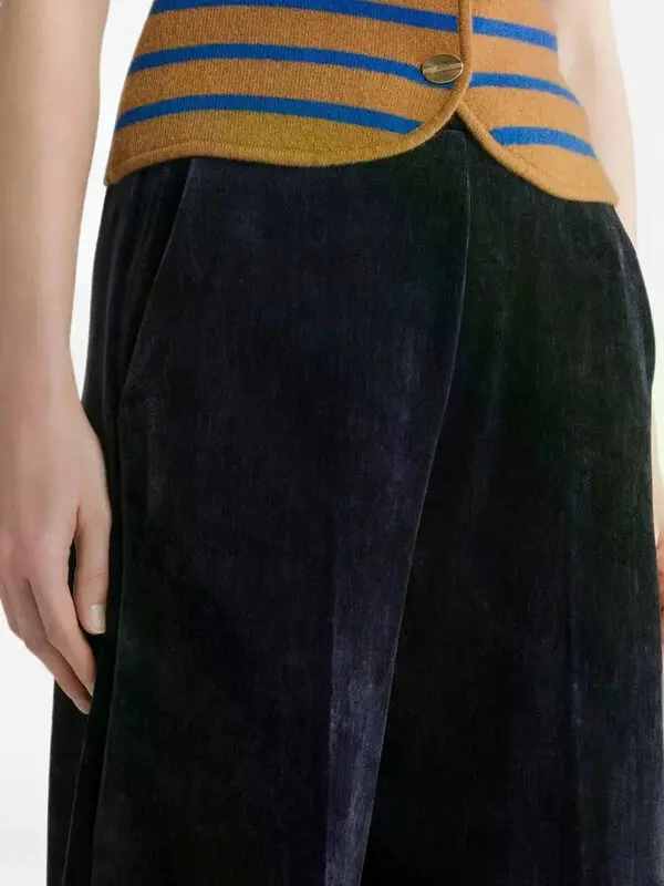 FORTE_FORTE High-waisted Wide-leg Trousers
