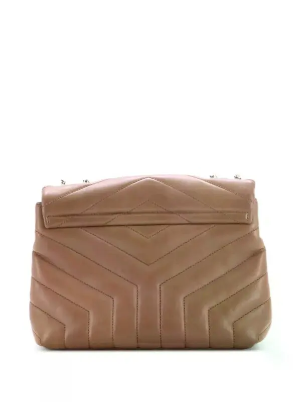 Saint Laurent Loulou Matelassé Chevron Leather Small Shoulder Bag