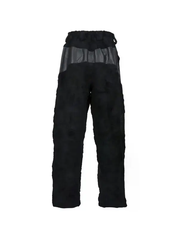 FILTH Distressed Panelled Trousers
