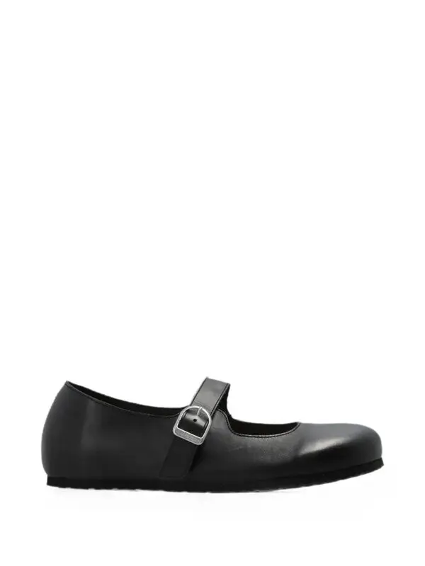 BIRKENSTOCK Santa Clarita Buckle-strap Ballet Flats - Black
