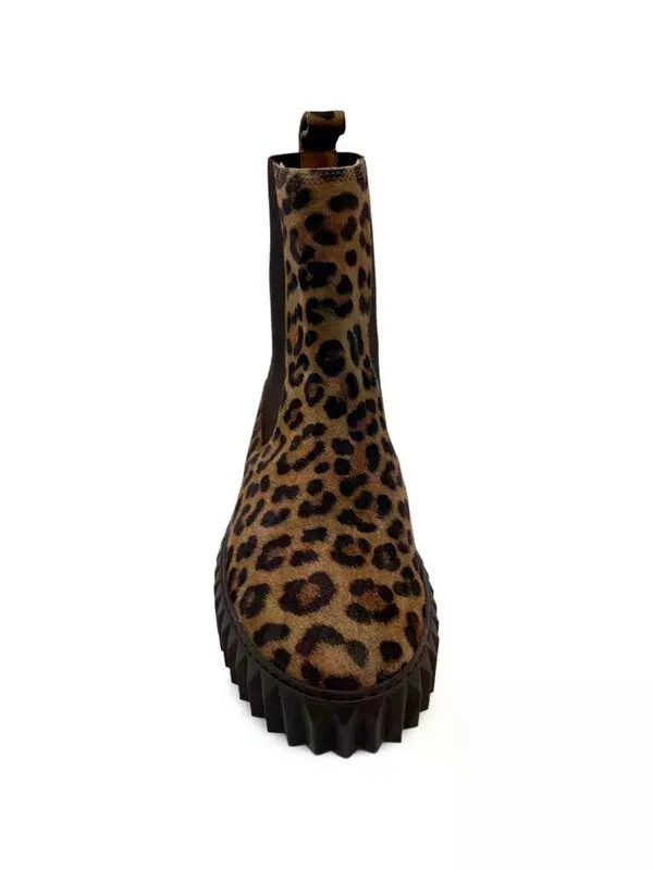 VOILE BLANCHE Beth Leopard-print Ankle Boots