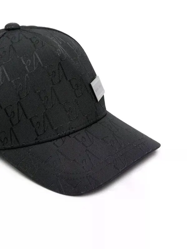 Emporio Armani Monogram-jacquard Touch-strap Baseball Cap