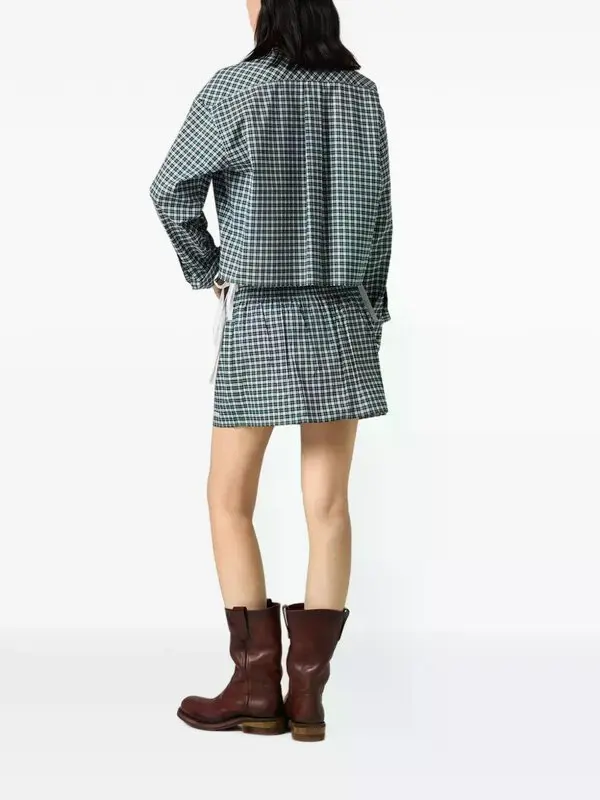 Miu Miu Plaid Shirt