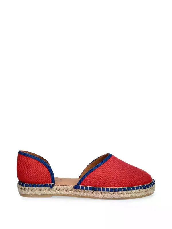 Fly London Braided Trim Espadrilles - Red